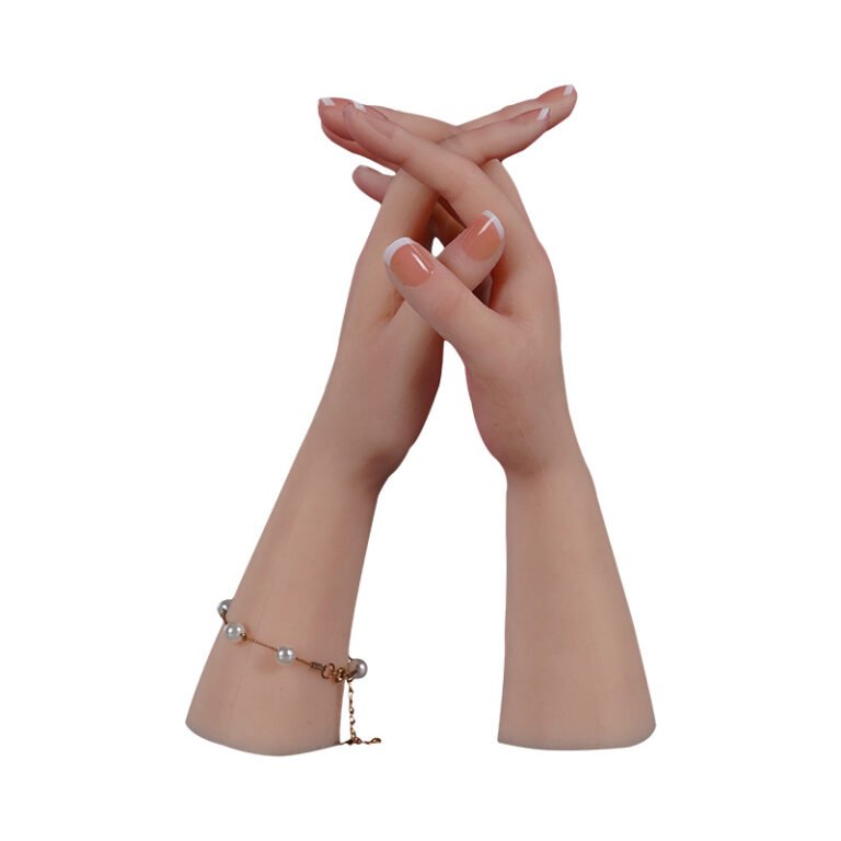 Silicone Hand Mannequin Lifelike Female Practice Hands Model